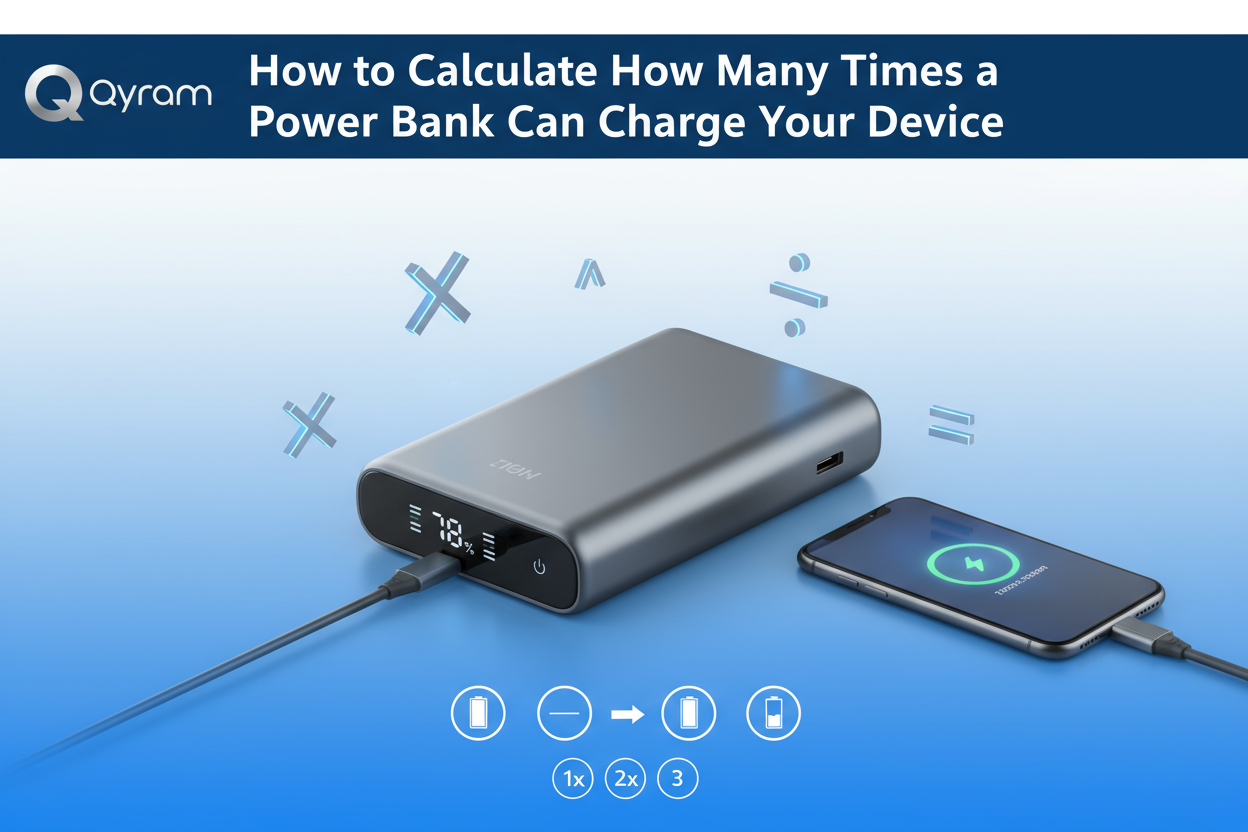 How to Calculate How Many Times a Power Bank Can Charge Your Device – Qyram