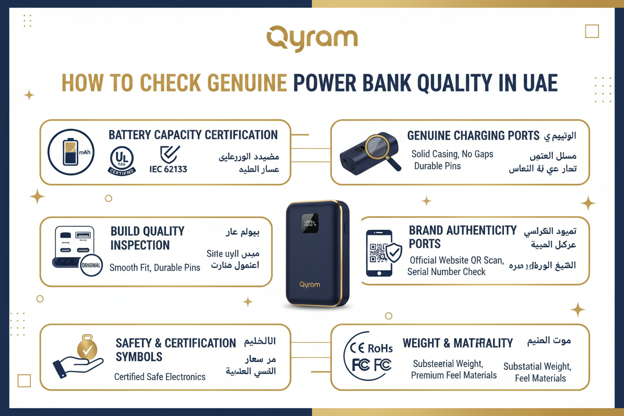 How to Check Genuine Power Bank Quality in UAE – Qyram